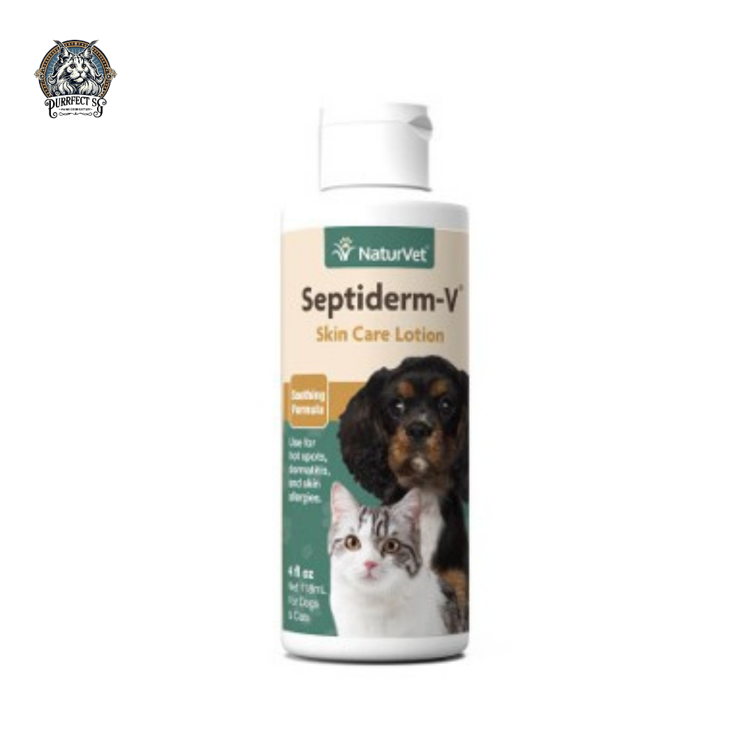 NATURVET SEPTIDERM-V SKIN CARE LOTION 4oz – Purrfect SG